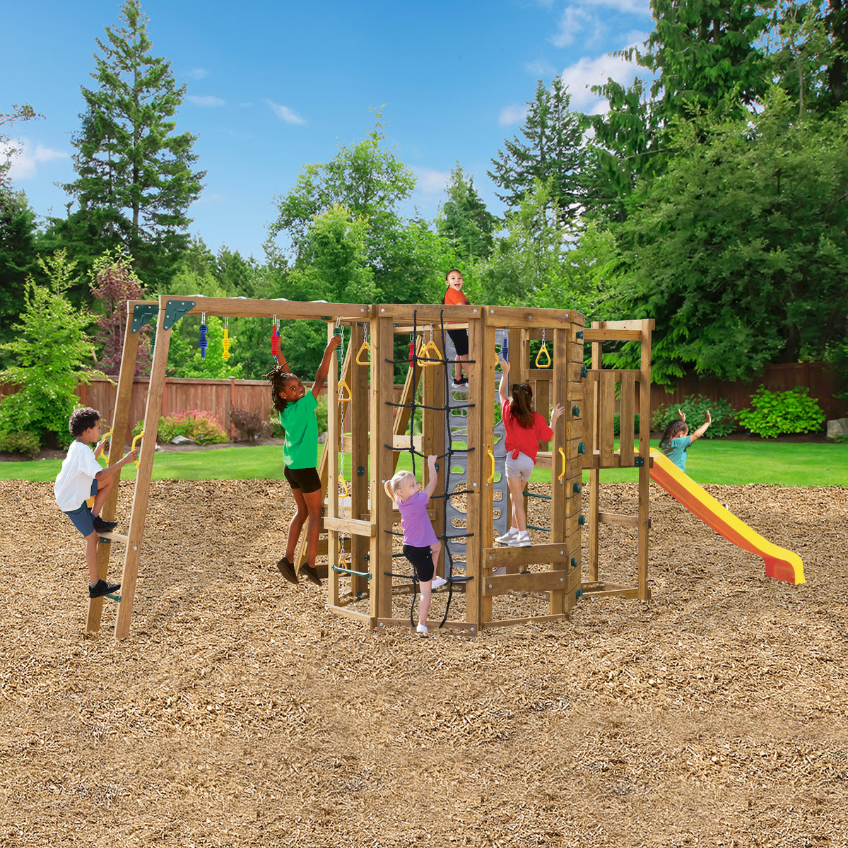 Playstar Ninja Power Tower Bronze Playset — Playground Emporium