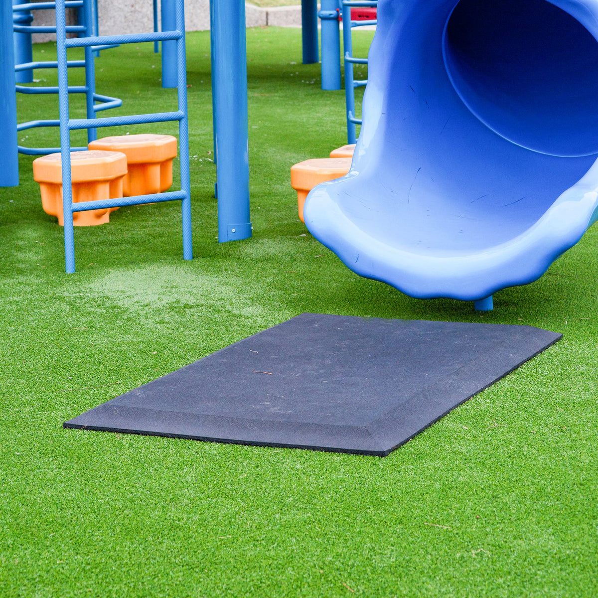 Action Play Systems Swing and Slide Rubber Playground Mat — Playground ...