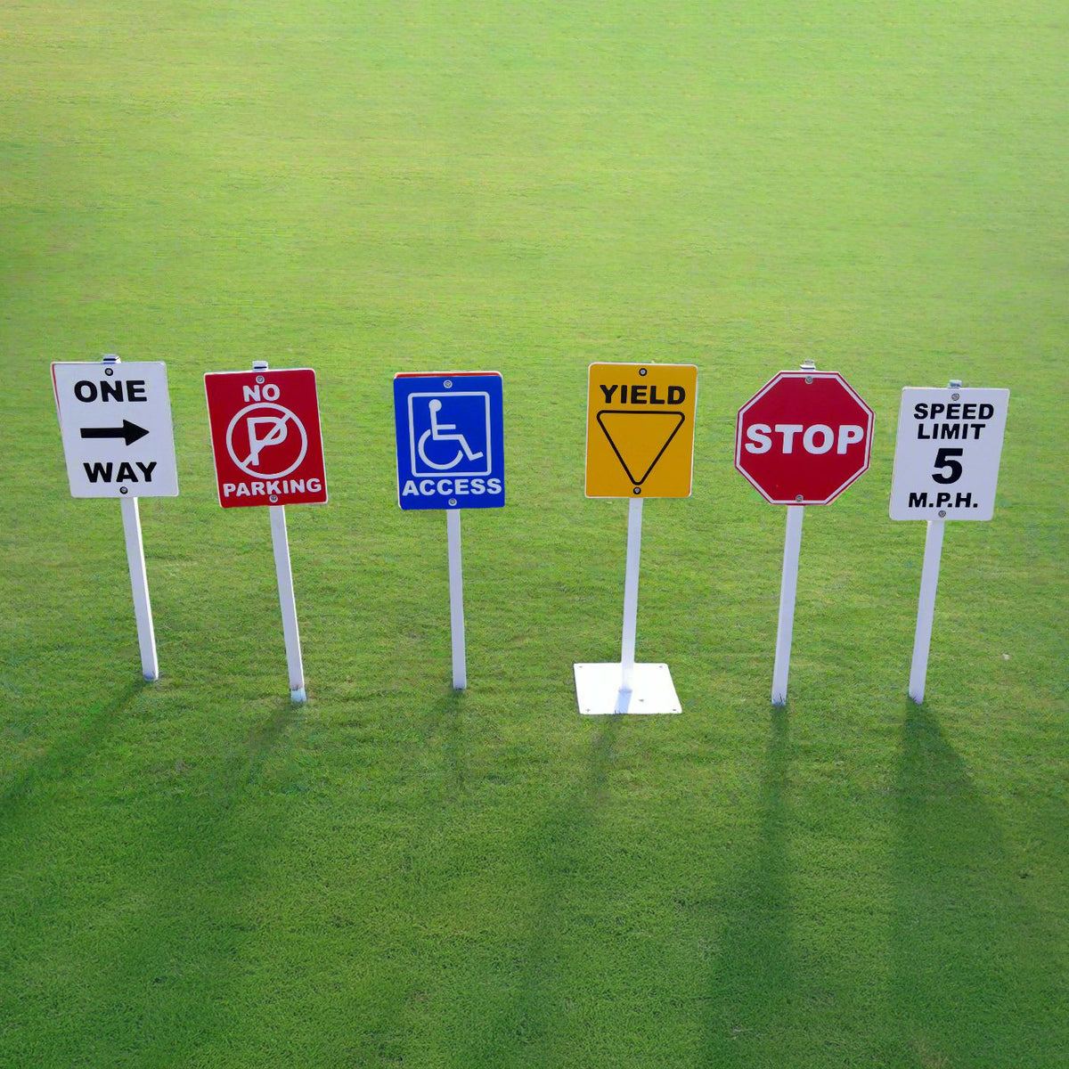 Infinity Playgrounds Trike Paths Traffic Signs — Playground Emporium